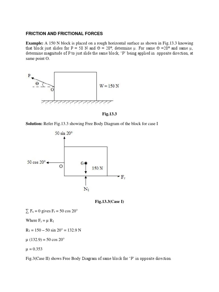 Chapter 5 - Module in Friction | PDF | Friction | Force