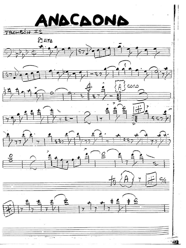 Anacaona (Cheo Feliciano) Trb1 | PDF