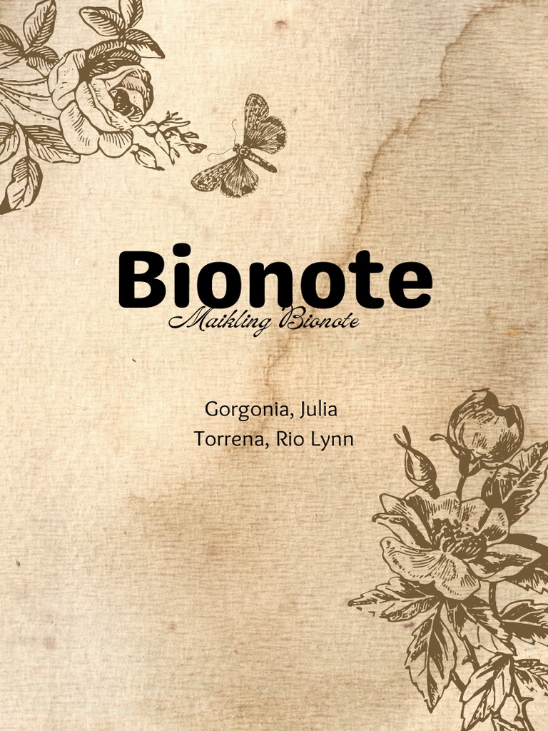 Maikling-Bionote | PDF