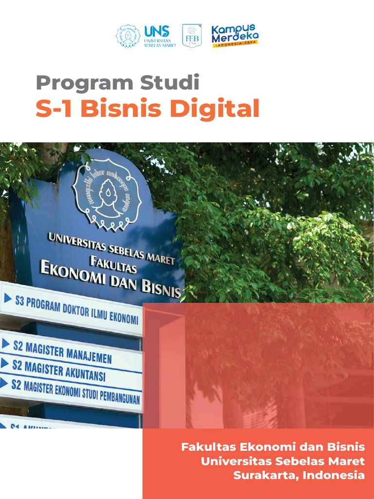 Booklet S1 Bisnis Digital FEB UNS Angkatan 2022 - 2023 | PDF | Ilmu Sosial | Seni