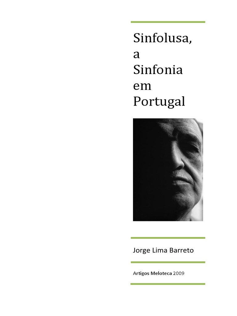 Sinfonia Portuguesa: História e Compositores | PDF | Portugal | Sinfonia