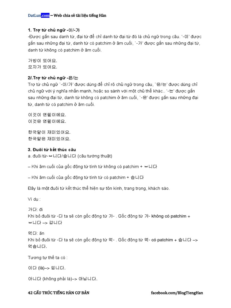 TỔNG HỢP CẤU TRÚC NGỮ PHÁP | PDF