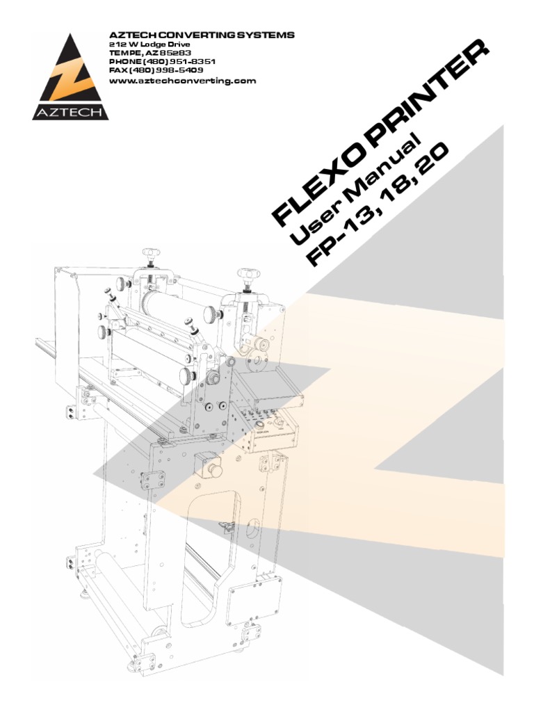 FLEXO PRINTER-XX MANUAL v1-0 | PDF FLEXO PRINTER-XX MANUAL v1-0 | PDF