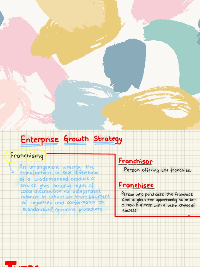 Enterprise Growth Strategy | PDF | Franchising | Takeover