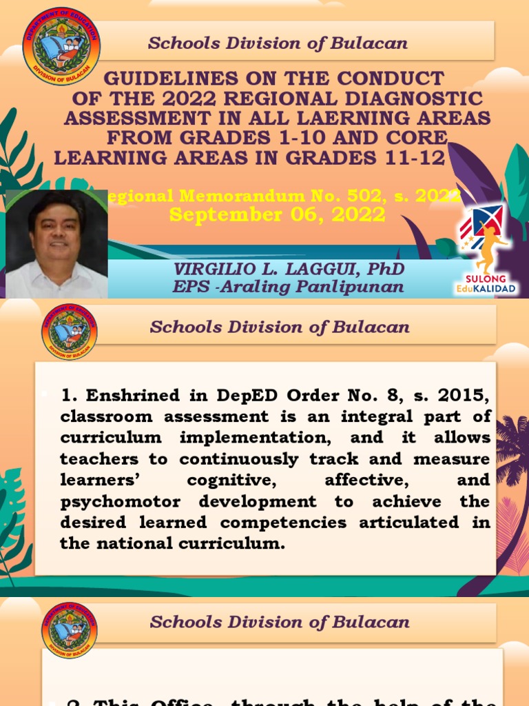 Regional Diagnostic Assessment | PDF