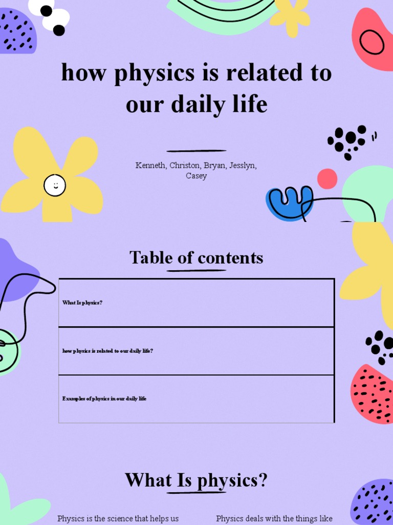 How Physics Affect Our Daily Lifes | PDF | Physics | Heat How Physics Affect Our Daily Lifes | PDF | Physics | Heat