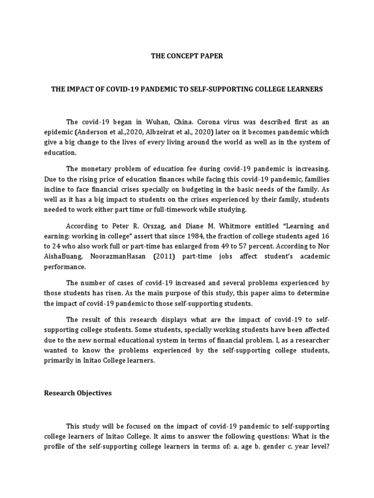 The Concept Paper 3 | PDF