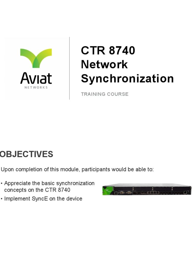 Synch E CTR 8740 | PDF