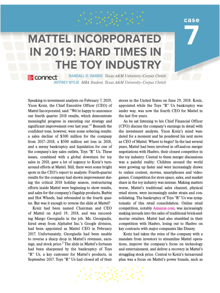 MATTEL INCORPORATED in 2019 | PDF | Barbie | Deferral