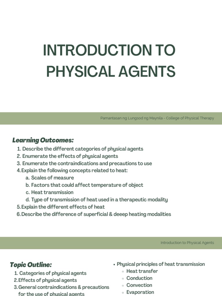 Intro To Physical Agents | PDF