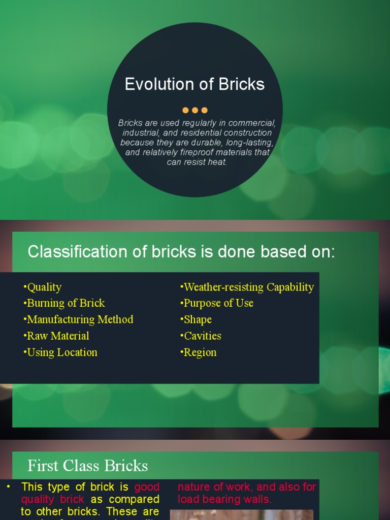 Evolution of Bricks | Download Free PDF | Brick | Materials