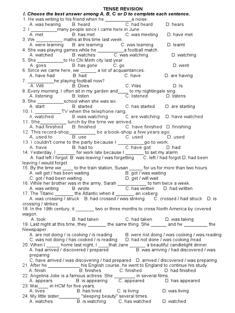 Understanding Tense: A Comprehensive Guide to Verb Tenses and Their ...
