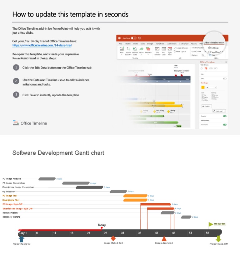 Software Development Gantt Chart Template - Ws | PDF | Art | Computers