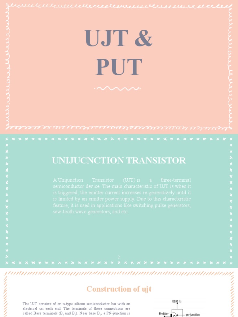 Ujt - Put | PDF | P–N Junction | Solid State Engineering