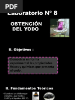 Reacciones y Propiedades del Yodo | PDF | Redox | Yodo