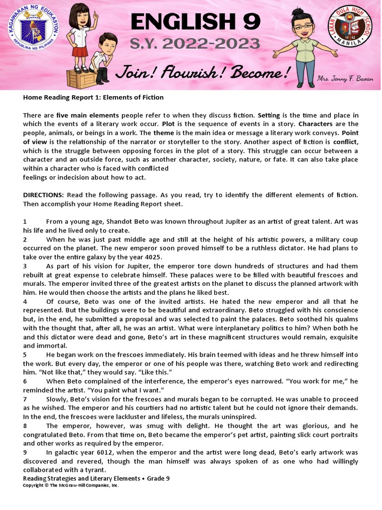 Home Reading Report 1 | PDF