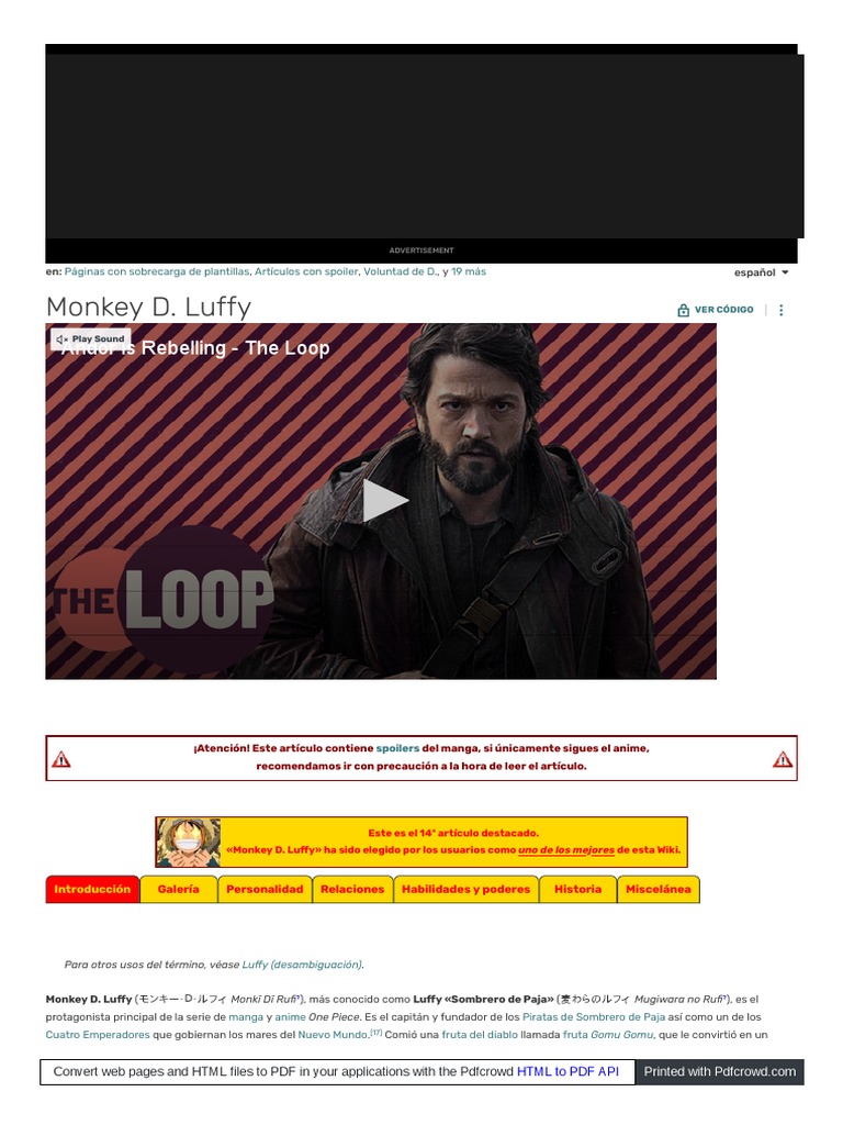 Onepiece Fandom Com Es Wiki Monkey D Luffy | PDF