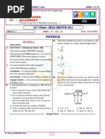 Physics Class 9 Formulas | PDF | Velocity | Force
