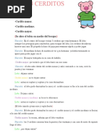 Los Tres Cerditos (Obra de Teatro) | PDF