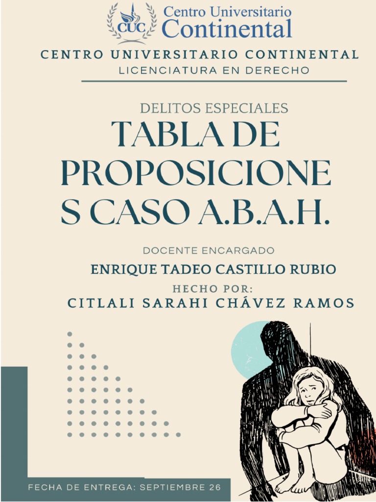 Tabla de Proposiciones Caso ABAH | PDF