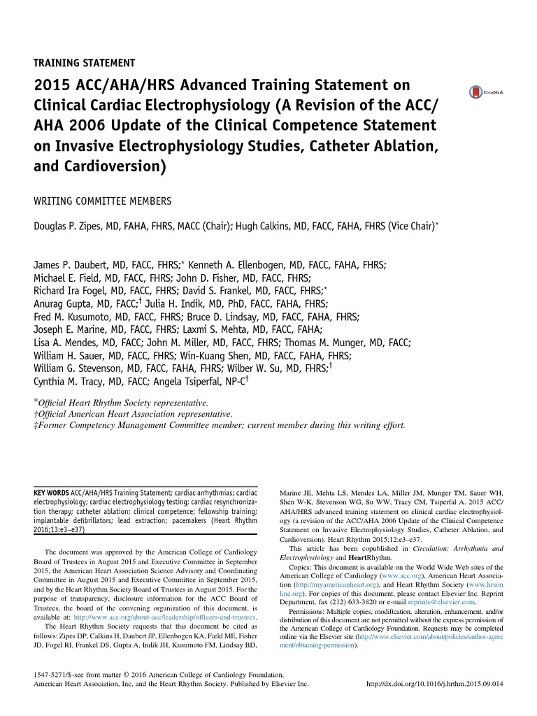 Ep Training | PDF | Cardiology | Artificial Cardiac Pacemaker