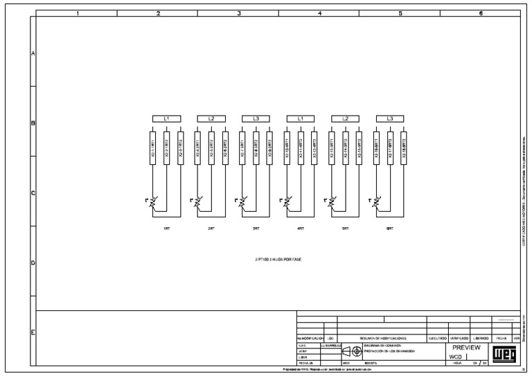 Diagrama de Conexiones RTDs Bobinado | PDF