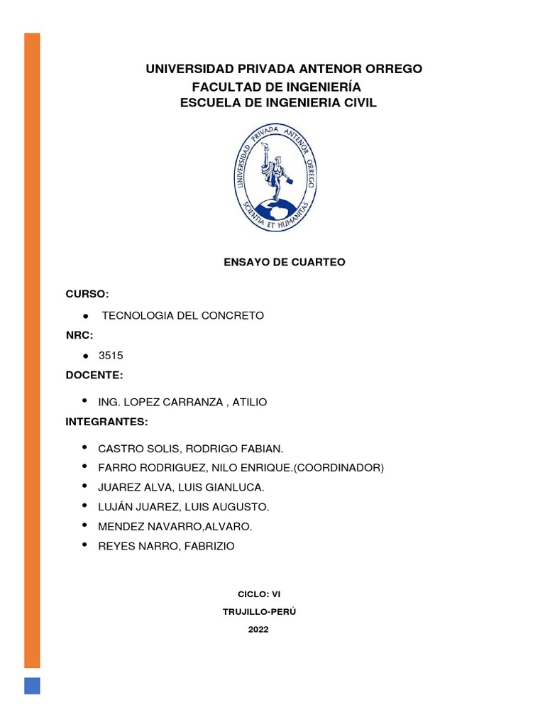 Método del cuarteo: reducción de muestras de agregados finos y gruesos ...