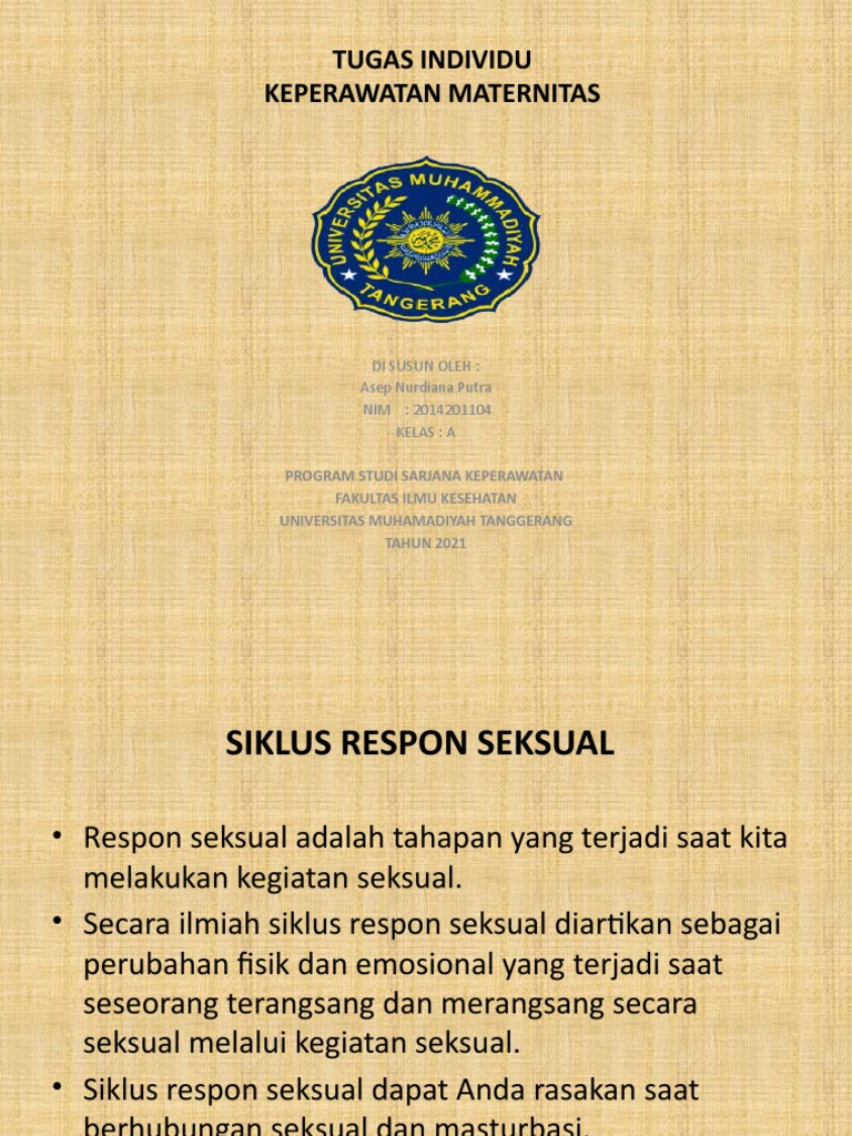 Bagi Tugas Individu Kep - Maternitas Respon Seksua ASEP NURDIANA | PDF | Pengembangan Diri ...