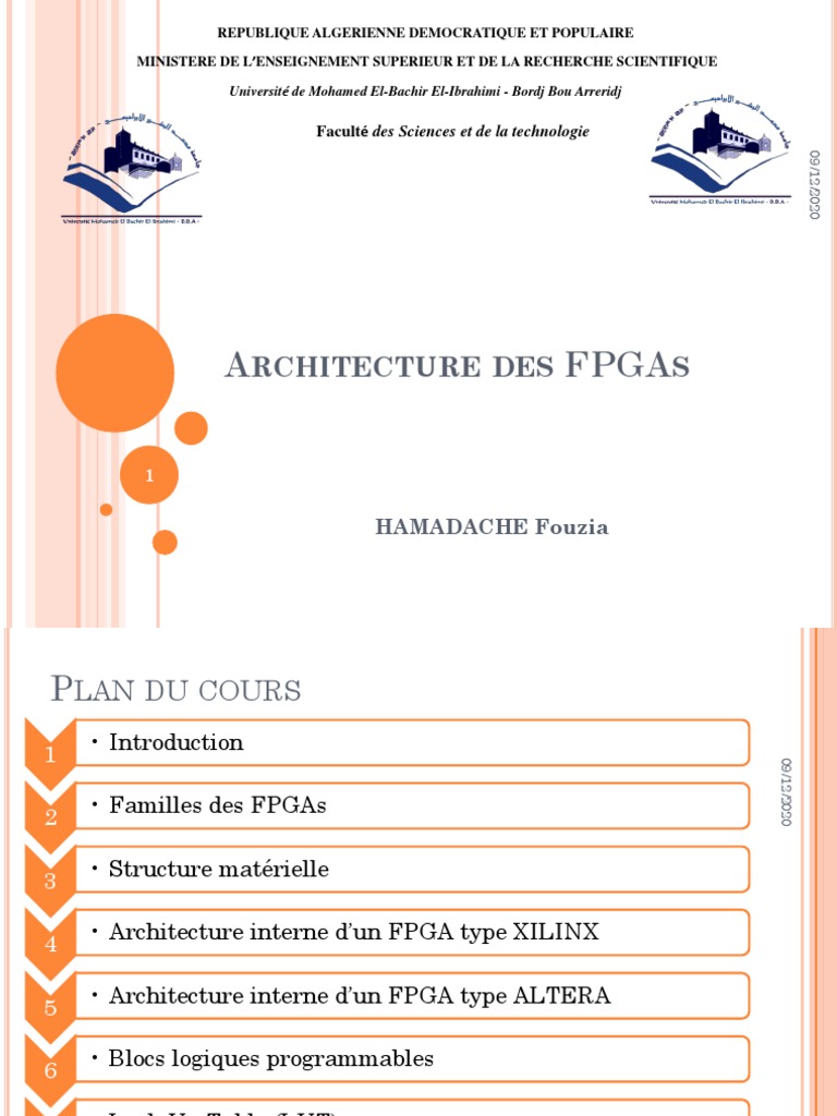 Chapitre4 Electronique Numérique Avancée FPGA Et VHDL | PDF | Informatique | Ingénierie informatique