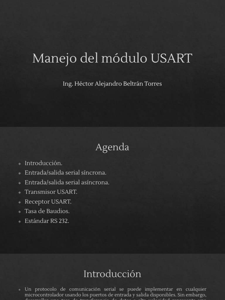 Manejo Del Módulo USART | PDF