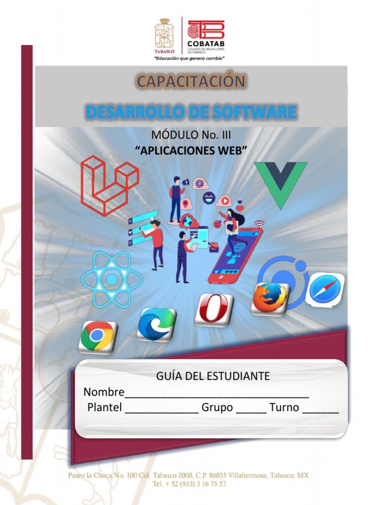 Aplicaciones Web - Desarrollo de Software | PDF | Evaluación | Maestros
