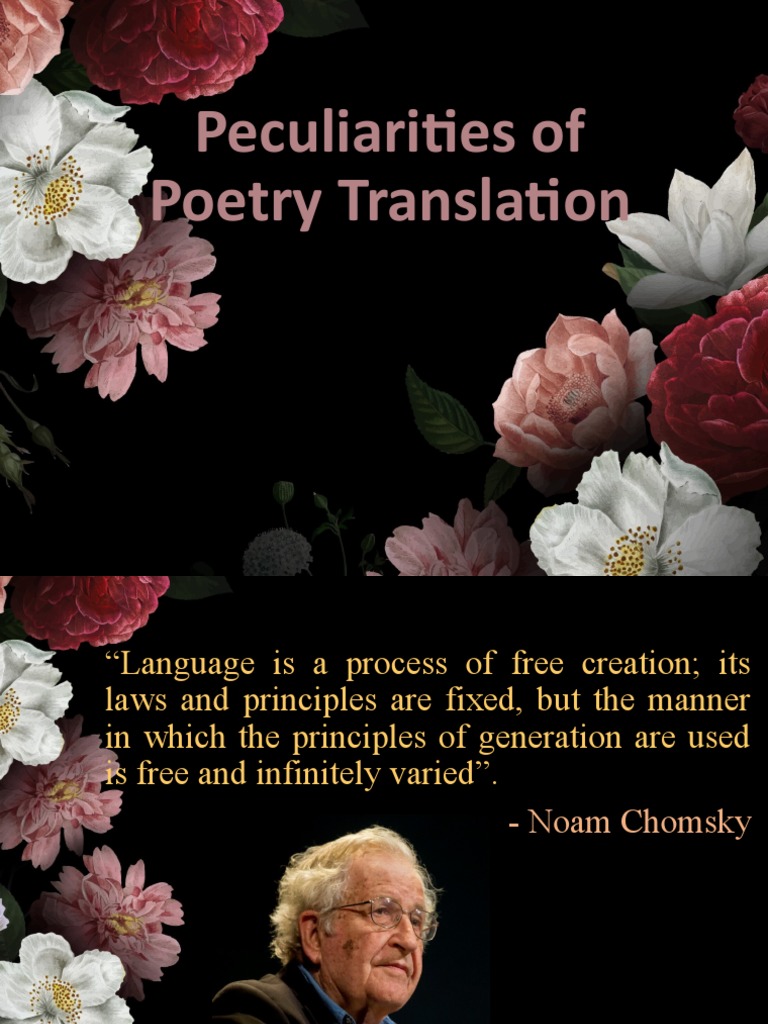 1translation of Poetry | PDF | Translations | Poetry