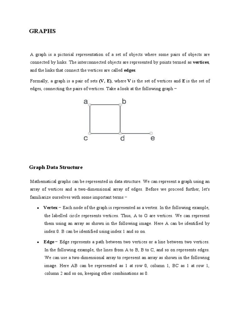 Lecture Topic 2.8 | PDF | Vertex (Graph Theory) | Matrix (Mathematics)