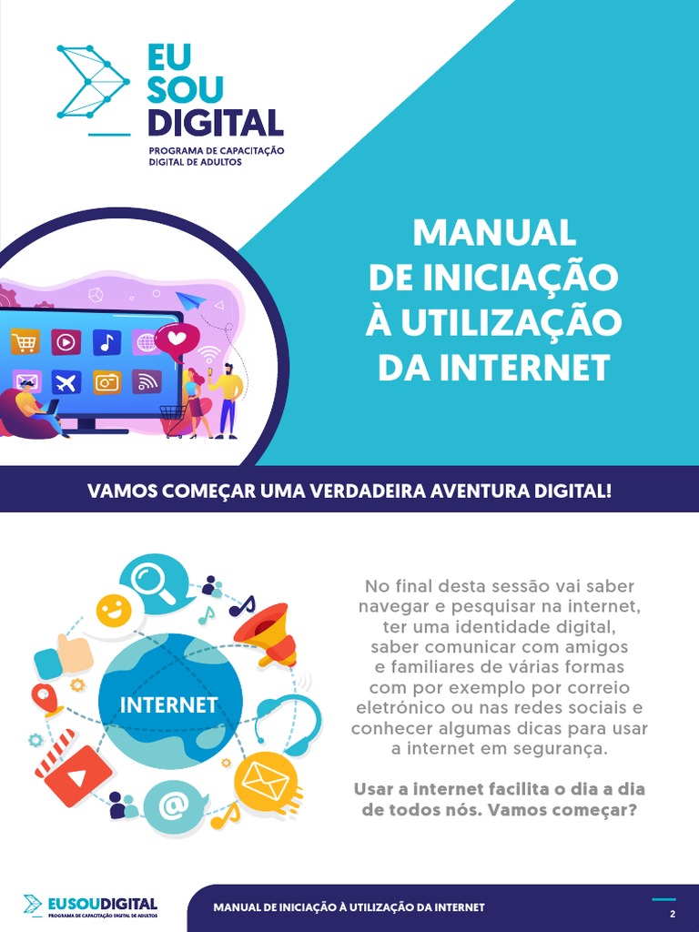 Guia passo-a-passo para iniciar-se na utilização da Internet | PDF ...