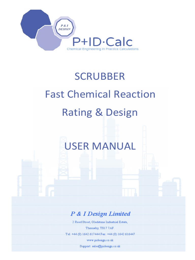 Scrubber design | PDF | Gases | Stoichiometry