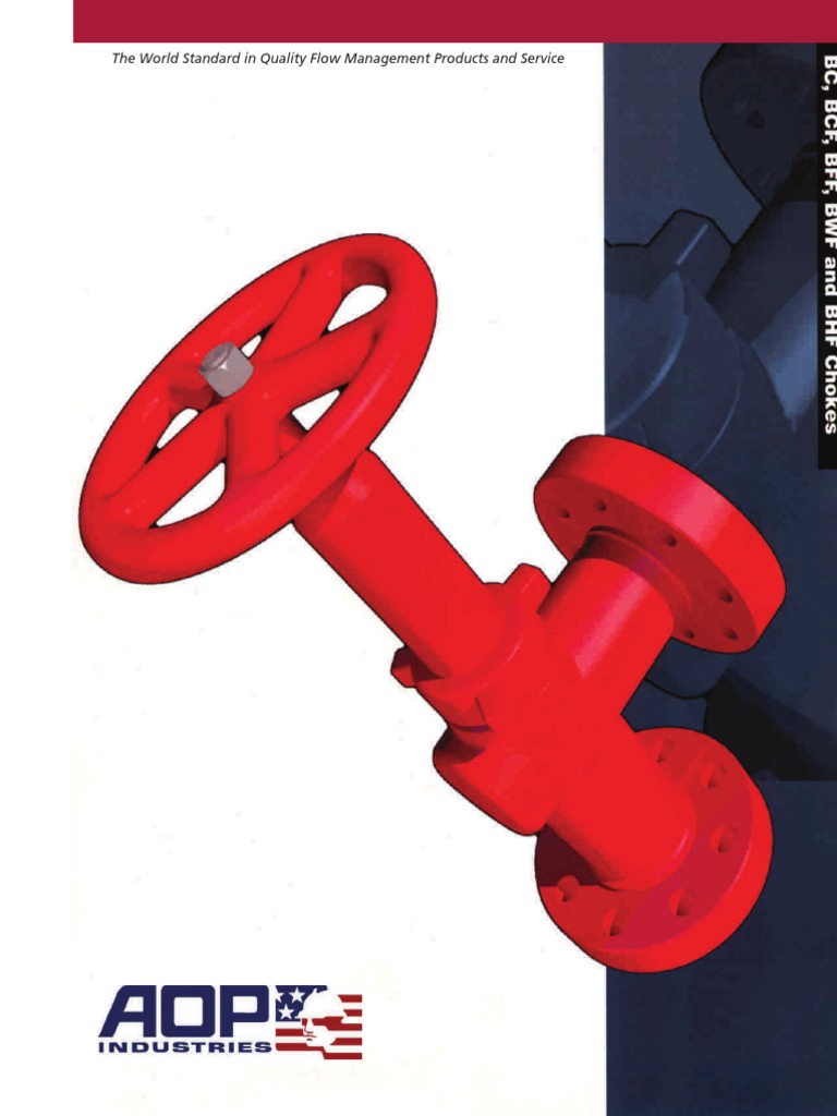 Choke Valvess AOP | PDF | Valve | Screw