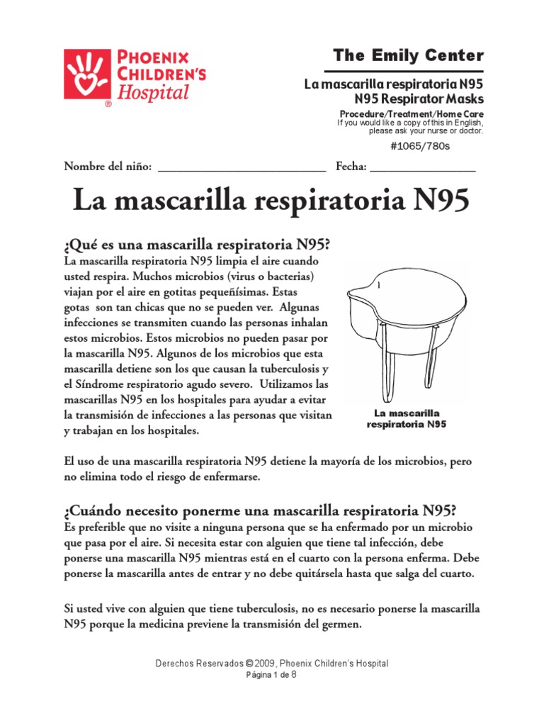 La Mascarilla Respiratoria n95 | PDF | Seguridad y salud ocupacional | La seguridad