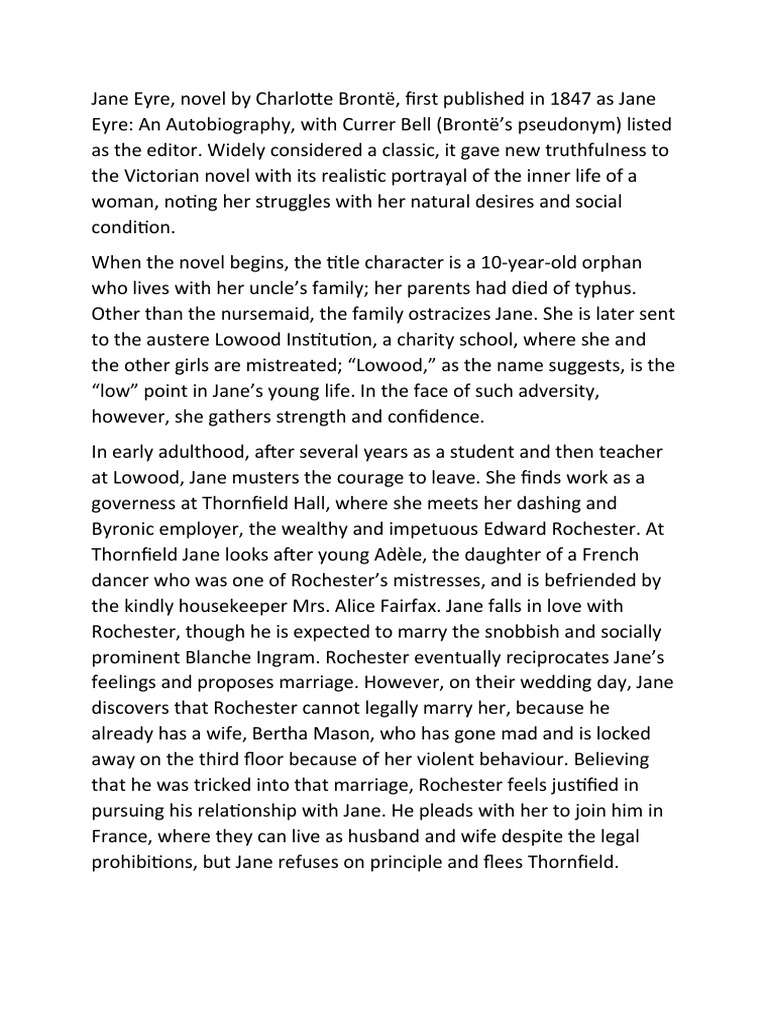 Jane Eyre | Download Free PDF | Jane Eyre