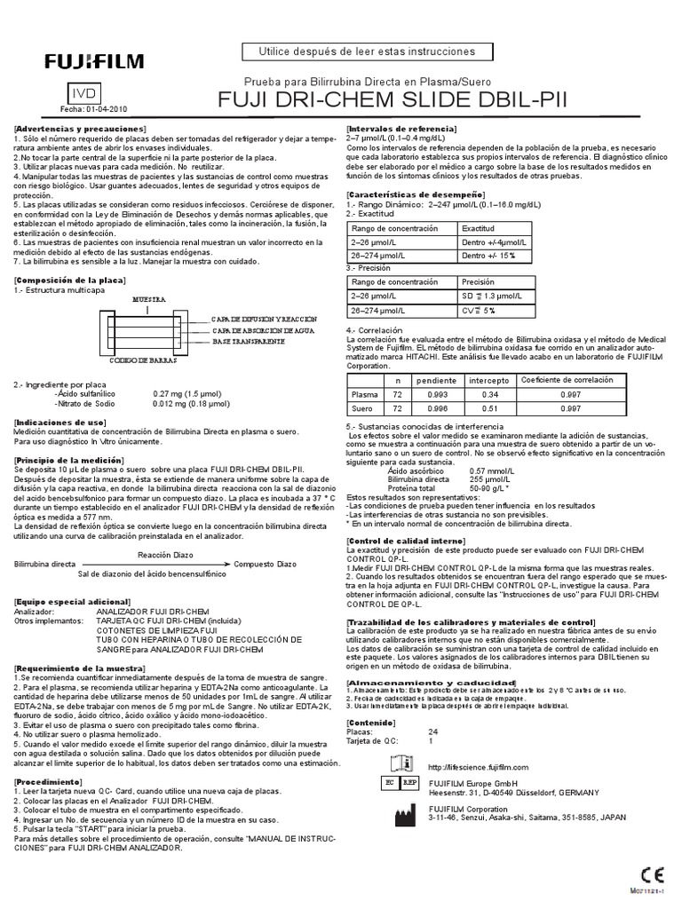 Dbil Pii | PDF | Calibración | Concentración