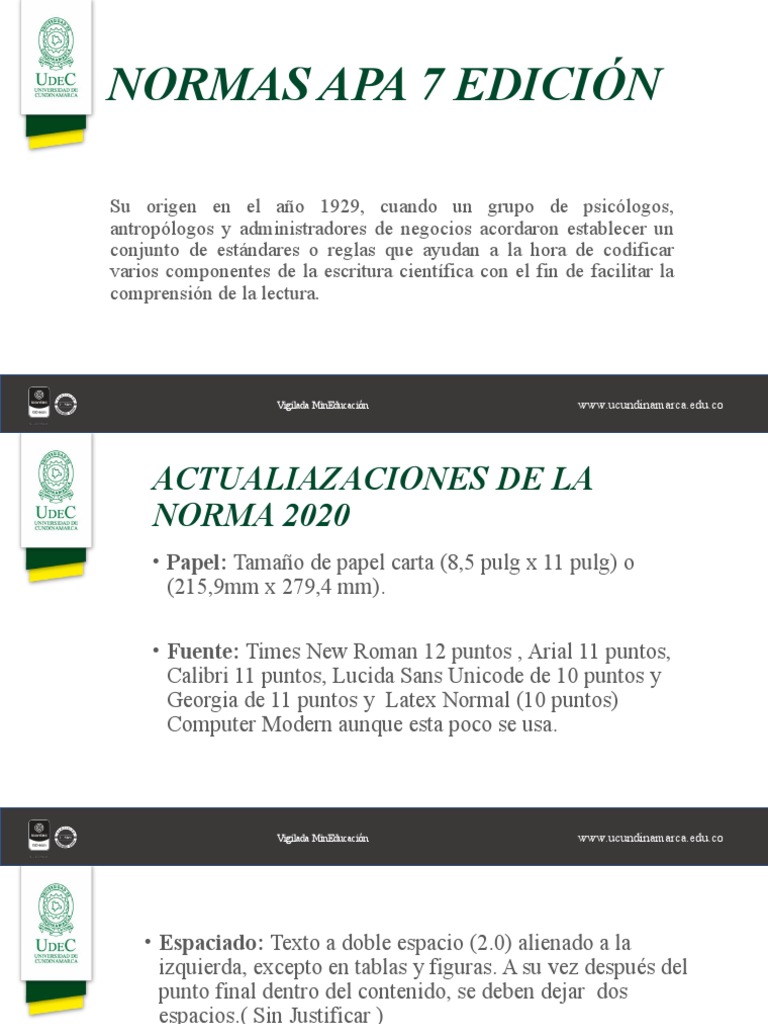 Normas Apa 7 Edición | PDF | Citación