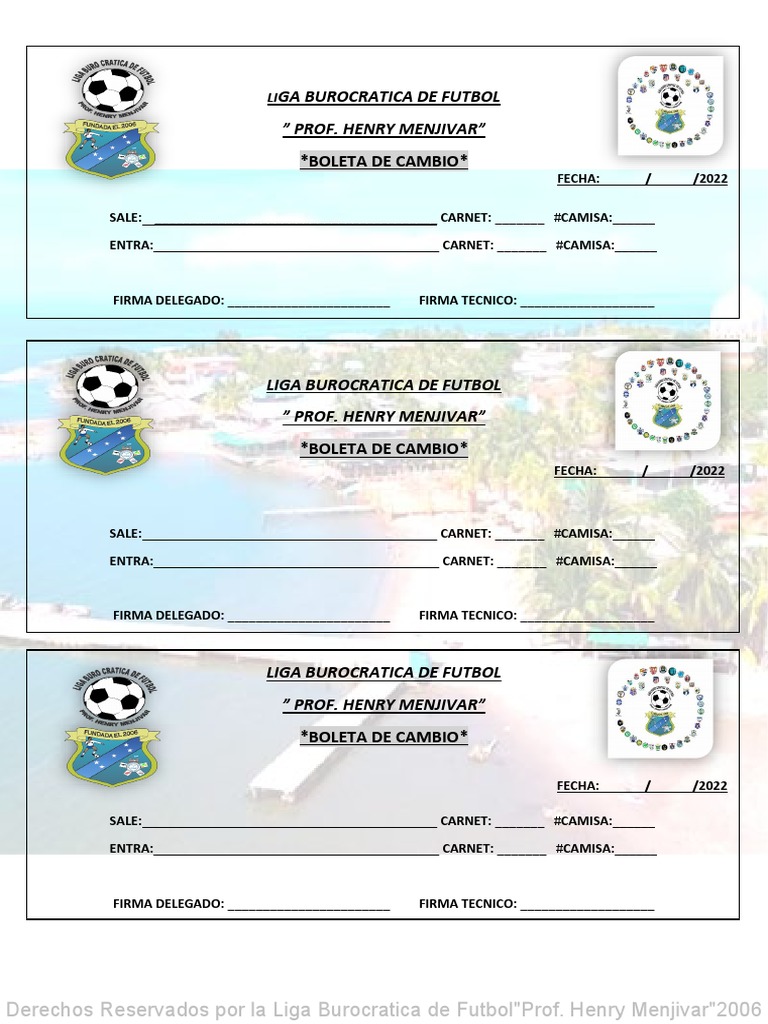 Boleta de Cambio | PDF