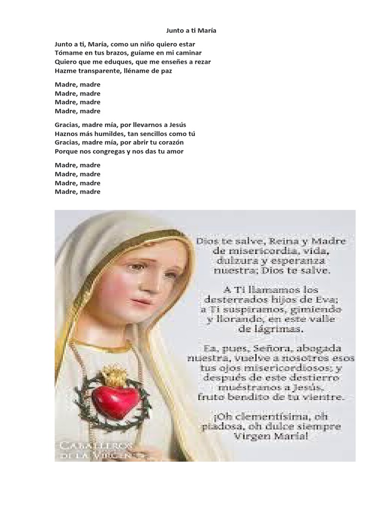 Junto A Ti María | PDF