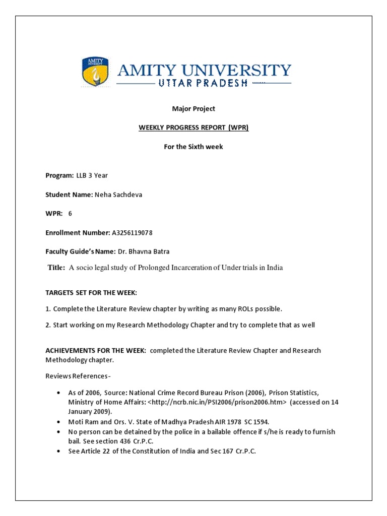 WPR 6 | PDF | Bail | Common Law