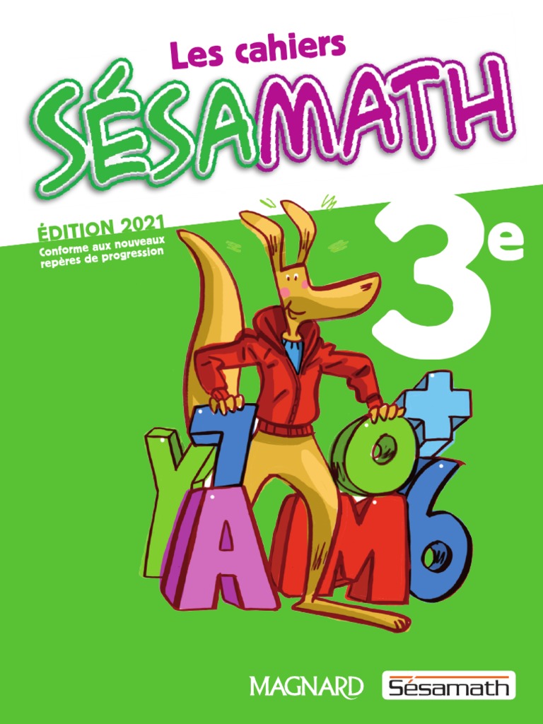 Cahier Sésamath 3ème 2021 Corrigé | PDF | Zone | Mathématiques élémentaires