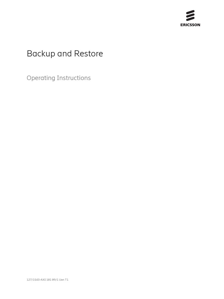 Router 6000 Backup Restore Procedure | PDF | Backup | Computer Data