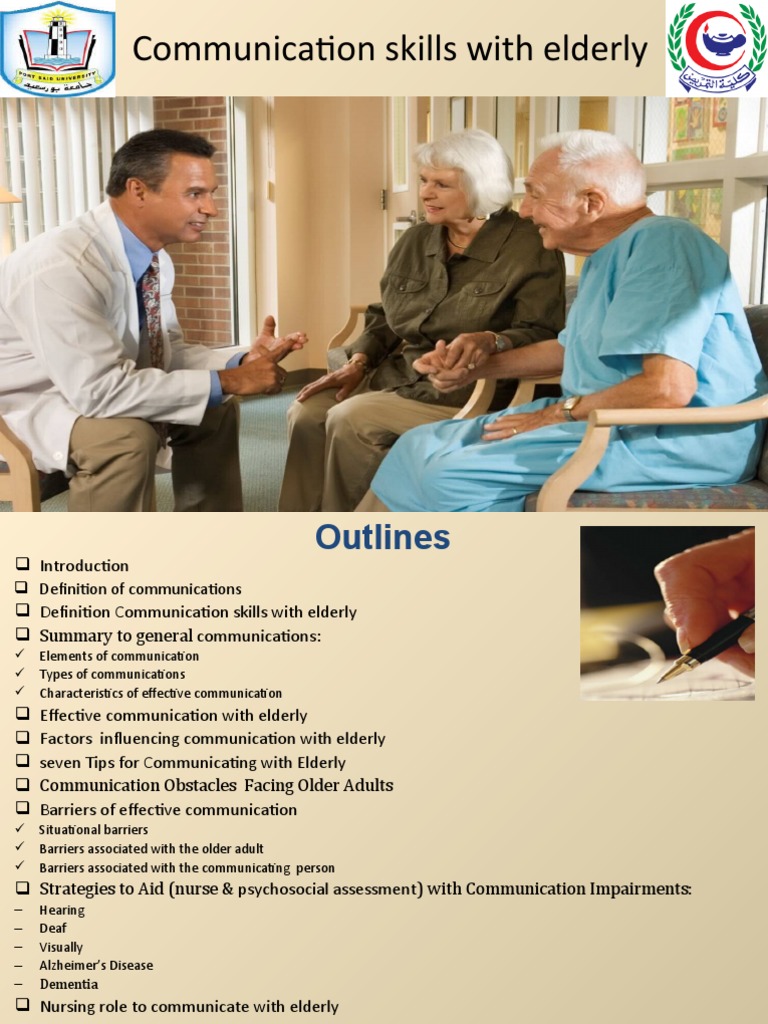 Communication Skills With Elderly | PDF | Communication | Dementia