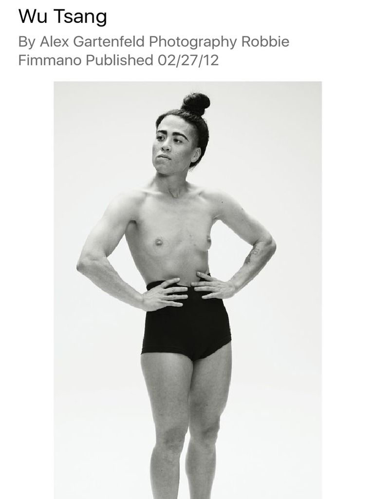 Wu Tsang - Page - Interview Magazine | PDF | Art | Mystery, Thriller & Crime Fiction