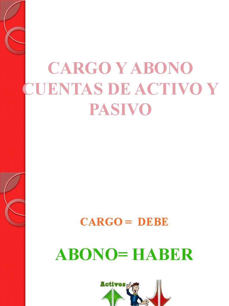 Cargo y Abono Cuentas de Activo | PDF | Bancos | Efectivo