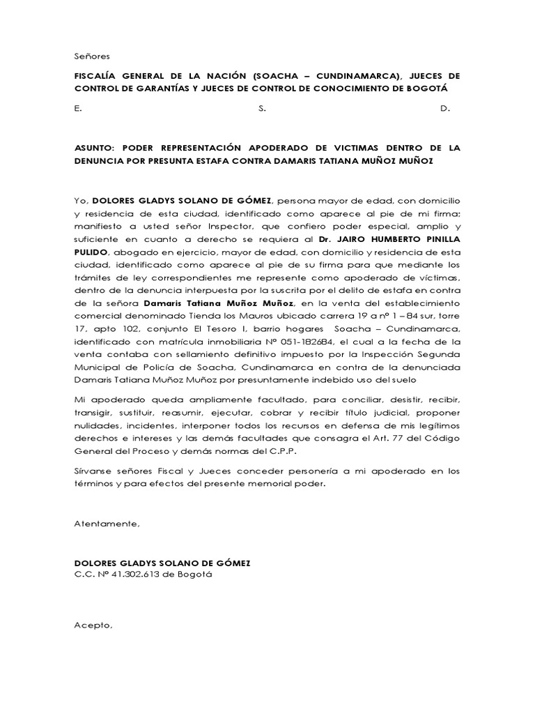 Denuncia por estafa y fraude en la venta de un establecimiento ...