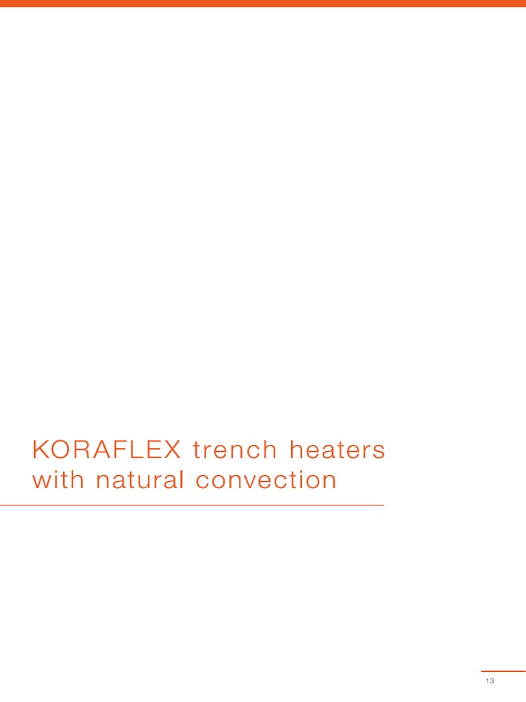 KORAFLEX Podni Konvektori Sa Prirodnom Konvekcijom | PDF